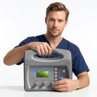 China H-100C Digital Transport Ventilator With 8H Backup Battery Full Alarm System Airway Pressure Waveform Display Emergency Rescue Ventilator for sale
