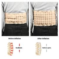 China Universal Sports Support Waist Brace Belt Flexible Polyester Cotton Breathable Tractor Widened Inflatable Air Column for sale