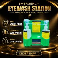 China Eye wash  station  with 2
empty bottle for sale