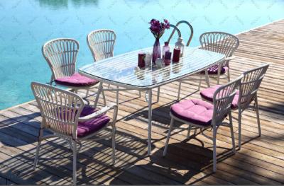 China Outdoor furniture wicker dinning table & chair-15003 for sale