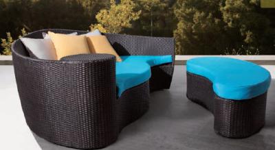 China outdoor furniture rattan sun bed /beach lounger-20016 for sale