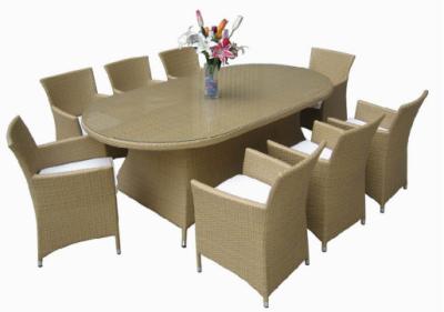 China Outdoor furniture wicker dinning table--9069 for sale