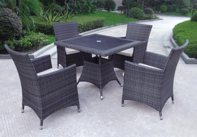 China Outdoor furniture wicker dinning table--9075 for sale