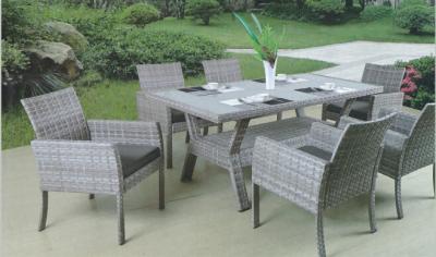 China Outdoor furniture wicker dinning table--2002 for sale