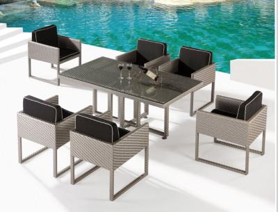 China Outdoor furniture rattan poolside dinning set--16029 for sale