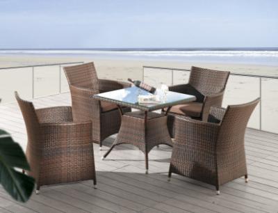 China Outdoor furniture wicker dinning table & chair--16061 for sale