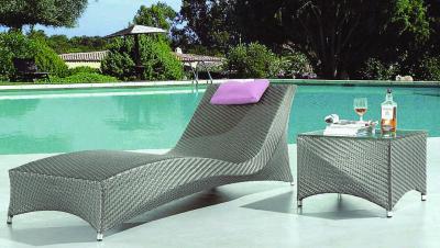 China Outdoor rattan chaise lounge chair-3007 for sale