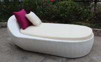 China Outdoor rattan chaise lounger-16201 for sale