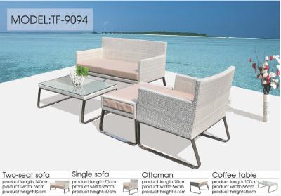 China Patio wicker sofa furniture-9094 for sale