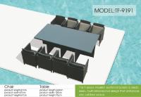 China Outdoor furniture wicker dinning table--9191 for sale