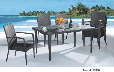 China rattan furntiure dinning set-8313 for sale
