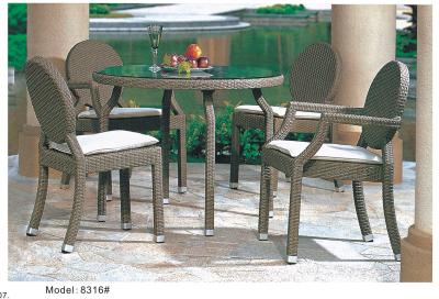 China rattan furniture dining set-8316 for sale