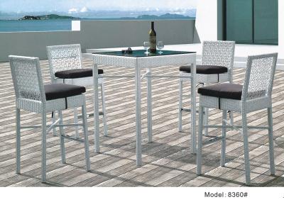 China Outdoor furniture rattan poolside dinning set--8360 for sale