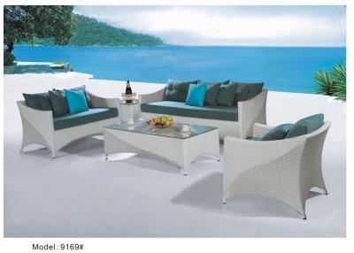 China outdoor garden rattan sofa/hotel sofa/patio sofa-9169 for sale