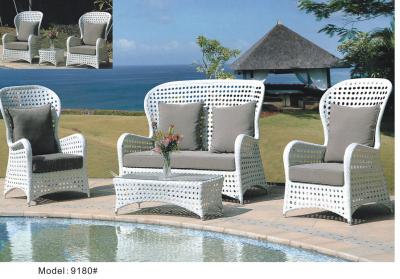 China outdoor garden rattan sofa/hotel sofa/patio sofa-9180 for sale