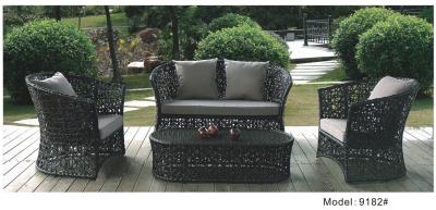 China outdoor garden rattan sofa/hotel sofa/patio sofa-9182 for sale