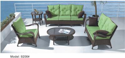 China 5-piece patio Resin Wicker Contemporary Deep Seat Sofa with Cushion -9206 for sale