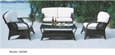 China 4-piece patio Resin Wicker Contemporary Deep Seat Sofa with Cushion -9208 for sale