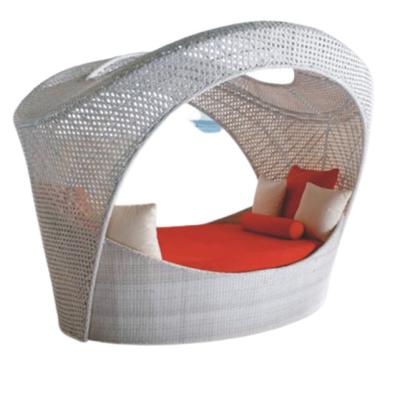 China Wicker rattan outdoor cabana beds hotel resort cabana day beds waterproof beach cabana ---6108 for sale