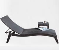 China Luxury outdoor furniture garden pool double chaise lounge chair outdoor waterproof sun loungers rattan---6019 for sale