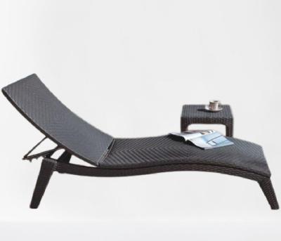 China Luxury outdoor furniture garden pool double chaise lounge chair outdoor waterproof sun loungers rattan---6019 for sale
