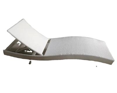 China Hot selling poly rattan wicker outdoor pool chair chaise lounges---6128 for sale