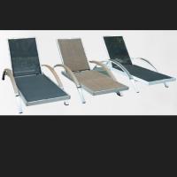 China UV resist water proof rattan plastic lounge chair PE outdoor pool bed plastic durable garden lounger---6244 for sale