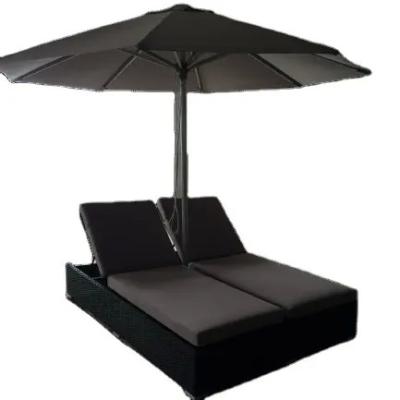China Outdoor swimming pool furniture spa beach lounge chair with side table---YS2210 for sale