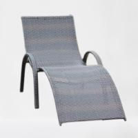 China Aluminum chaise lounge outdoor resort hotel beach house patio chair comfortable reclining tanning chair for sale