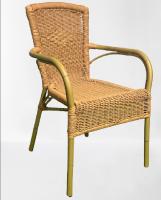 China Ratta outdoor furniture wicker resin comfortable chair plastic chair beach chair---6208 for sale