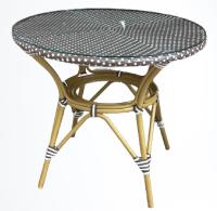 China Outdoor table and chair set rattan garden furniture set dining table waterproof hotel resort beach table---7001 for sale