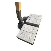 China 152kgs 4pcs Heavy duty Outdoor beach garden patio umbrella parasol stand granite base---2038A for sale
