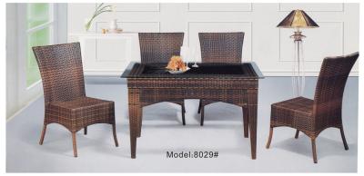 China New design for outdoor furniture 4 pcs armless chairs -8029 for sale