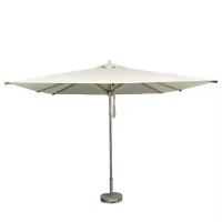 China Heavy duty market umbrella luxury star hotel round Outdoor umbrella Stainless steel patio umbrella parasol--2093 for sale