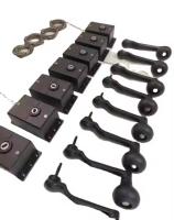 China Cantilever Umbrella Parts 3m square Umbrella Winch Crank Handle With Cord for sale