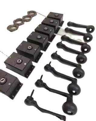 China Cantilever Umbrella Parts 3m square Umbrella Winch Crank Handle With Cord for sale