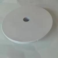China 14.5'' Portable Umbrella Table Patio Pool Drink Shelf Stand White Plastic Round Outdoor Beach Umbrella Tray Table for sale
