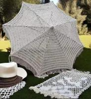 China 9 ft New Design Customized Woven Beach Umbrella Cotton Rope Macrame Parasols Handmade Tassels Woven Canopy Umbrella for sale