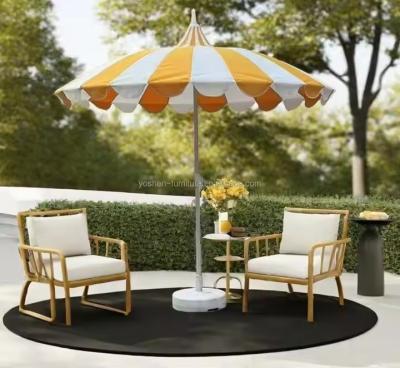 China 9 ft Hotel Tassel Beach Umbrella Fringe Umbrella World Market Cotton Rope Woven Crochet Tassel Canopy Umbrella Parasol for sale