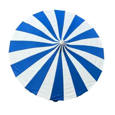 China 8.5 ft Durable Stainless Steel Pole White Umbrella Pagoda Light Weight Pagoda Outdoor Umbrellas Parasol for sale