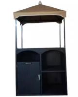 China Pool Furniture Outdoor Lake Spa Beach Pool Gym Towel Caddy Heavy Duty Moving Towel Storage Single Cabinet for sale