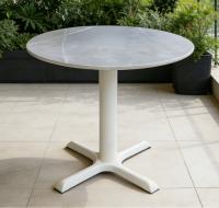 China Round Sintered Stone Contemporary Outdoor Dining Tables for Events Parties Hotels Parks & Gyms-Yoshen YS8321 for sale