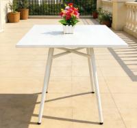 China All Weather Lightweight Portable Outdoor Coffee Table Foldable Waterproof UV-Resistant for Hotel Park Villa Balcony Bistro for sale