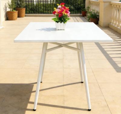 China All Weather Lightweight Portable Outdoor Coffee Table Foldable Waterproof UV-Resistant for Hotel Park Villa Balcony Bistro for sale