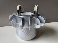 China Heavy Duty Umbrella Top Hub One Piece Alloy with 2 Pulleys for 8 Rib Central Pole Patio Umbrella for sale