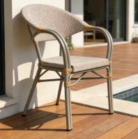 China Yoshen French Bistro Chair Contemporary Waterproof Gliding Lightweight Durable Stackable Comfortable Outdoor Park for sale