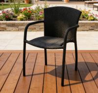 China Wicker Rattan Metal Adirondack Stackable Garden Beach Chairs for Balcony Restaurant Outdoor Coffee Milk Juice Shops Dining for sale