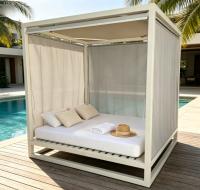 China Durable outdoor daybed frame Weather-resistant daybed frame Heavy-duty outdoor lounge bed frame for sale