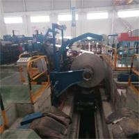 China Touch Screen Operator Interface Coil Steel Recoiler Machine With Customized Packing Weight And 380V/50Hz Voltage for sale