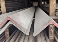China Galvanized Painted Iron Unequal Mild Steel Angle Bar for sale